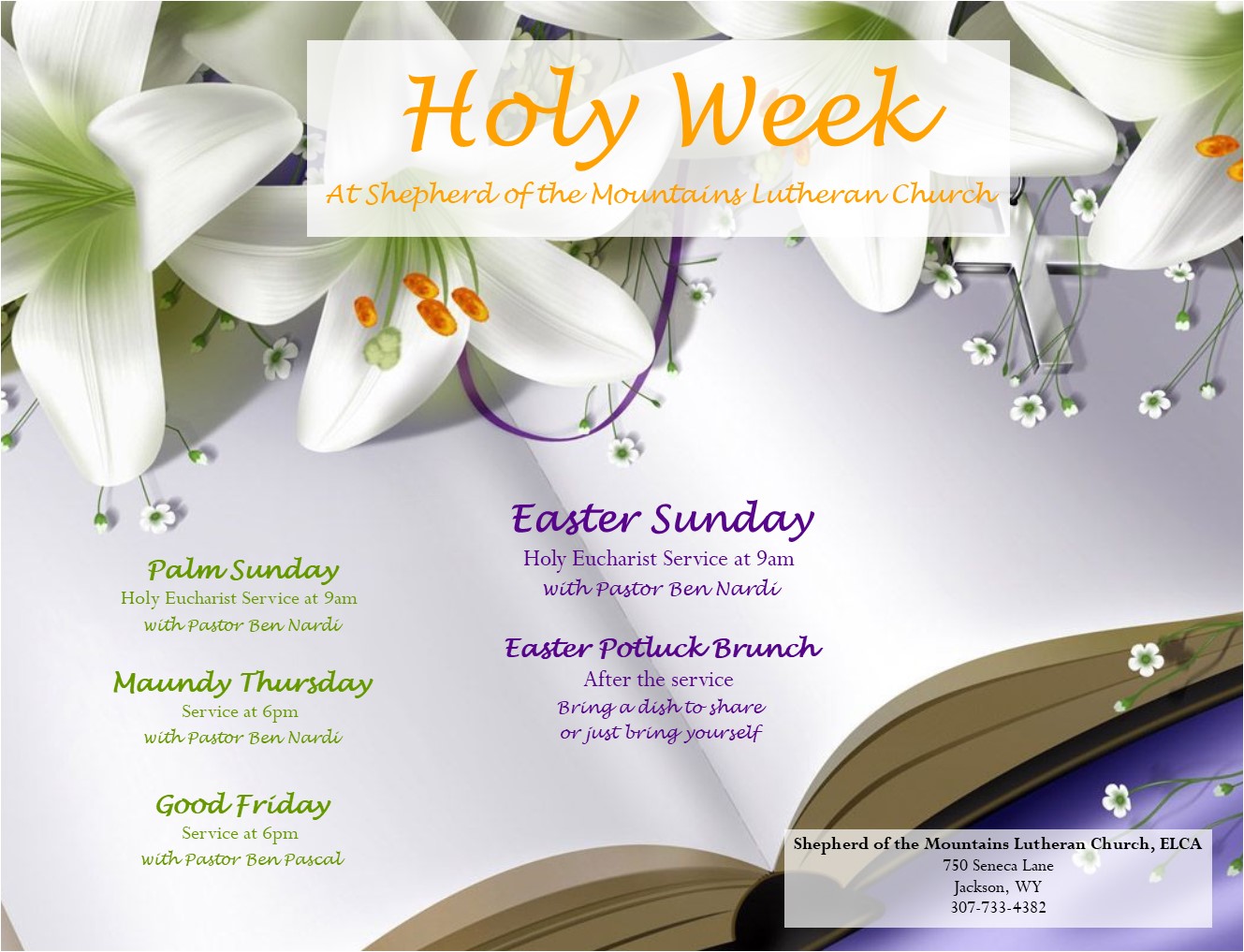 Holy Week at Shepherd of the Mountains – Shepherd of the Mountains ...